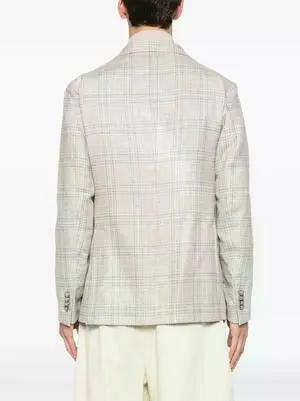 Tagliatore Checked Two-button Blazer