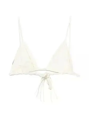 JIL SANDER Tangle Triangle Bikini - White