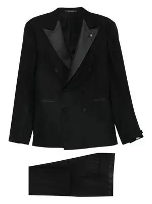Tagliatore Double-breasted Peak-lapel Suit