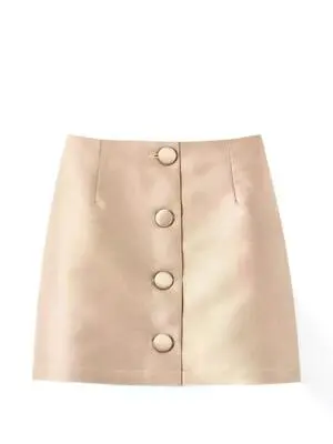 DESTREE Lucio Button Mini Skirt