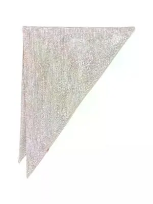 Giuseppe Di Morabito Crystal-embellished Triangular Hair Accessory - Silver
