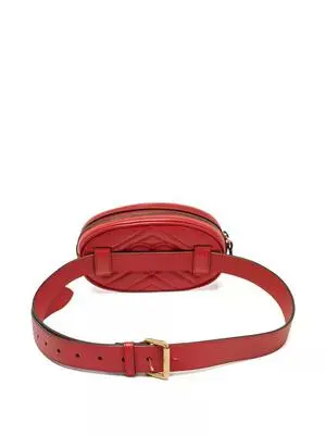 Gucci Mini Gg Marmont Belt Bag - Red