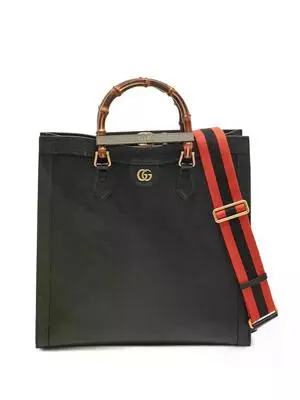 Gucci Diana Bamboo Leather Tote Bag