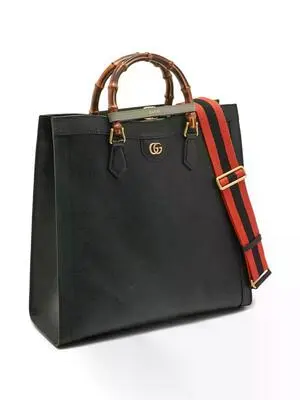 Gucci Diana Bamboo Leather Tote Bag