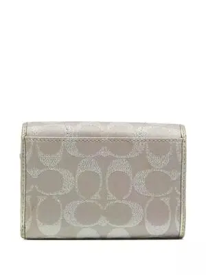 COACH Monogram Buckle Wallet
