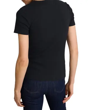 HOBBS LONDON Eva Ribbed Tee