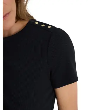 HOBBS LONDON Eva Ribbed Tee