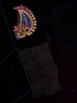 Etro Paisley Embellishment Scarf