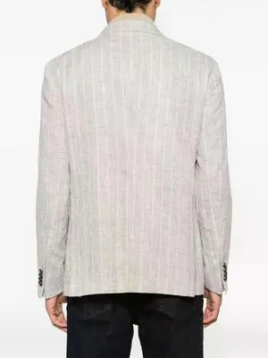 Tagliatore Double-breasted Striped Blazer