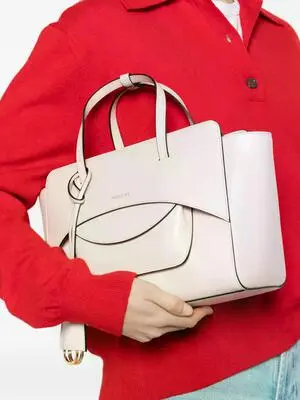 HIDESINS M Flap Leather Tote Bag