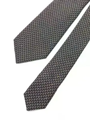 Canali Patterned Tie - Blue