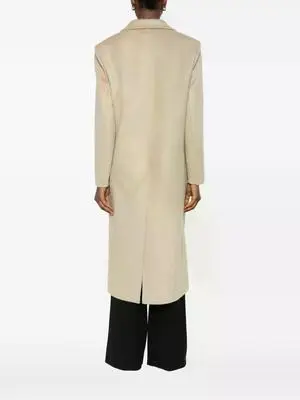 THE ROW Hariet Double-breasted Coat - Neutrals