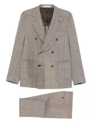 Tagliatore Double-breasted Check-pattern Suit