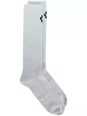 COUNTY OF MILAN Cross Socks - Grey