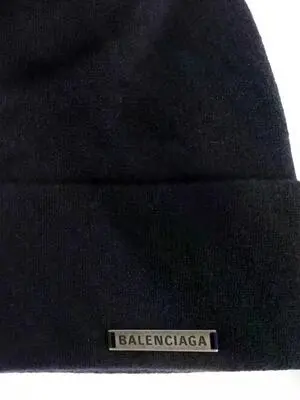 Balenciaga Logo-plaque Beanie