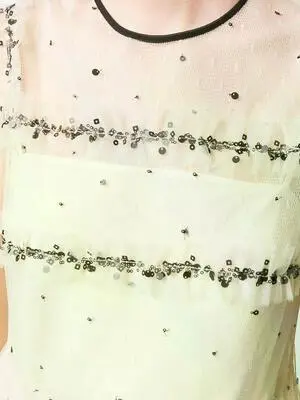 Red Valentino Tulle Tiered Mini Dress