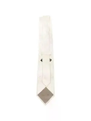TOM FORD Striped Neck Tie - Neutrals