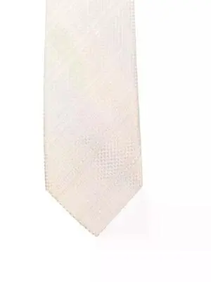 TOM FORD Striped Neck Tie - Neutrals