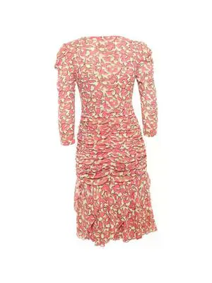 Diane Von Furstenberg Abstract-print Mesh Dress