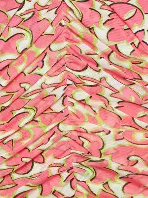 Diane Von Furstenberg Abstract-print Mesh Dress