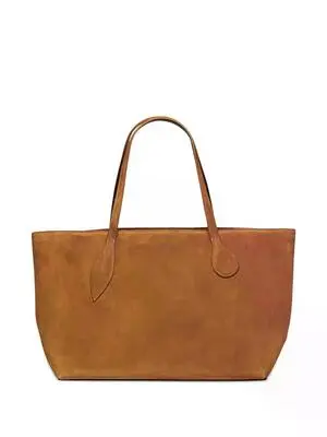 LIFFNER Calf Suede Tote Bag - Brown