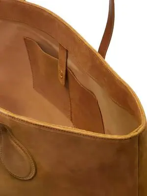 LIFFNER Calf Suede Tote Bag - Brown