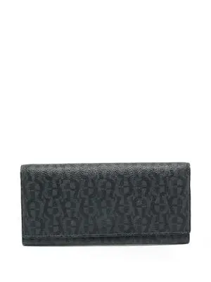 AIGNER Signature Flap Wallet - Grey