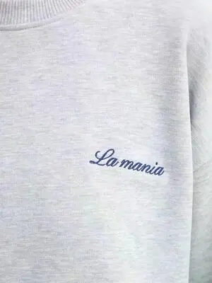 LA MANIA Logo-embroidered Sweatshirt
