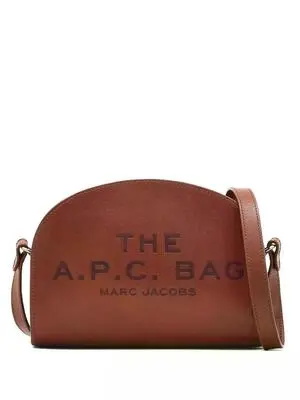 Marc Jacobs Embossed-logo Leather Crossbody Bag
