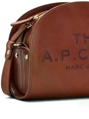 Marc Jacobs Embossed-logo Leather Crossbody Bag