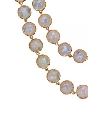 Irene Neuwirth Rainbow Cabochon Moonstone Necklace