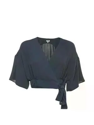 Kenzo Self-tie Cropped Blouse