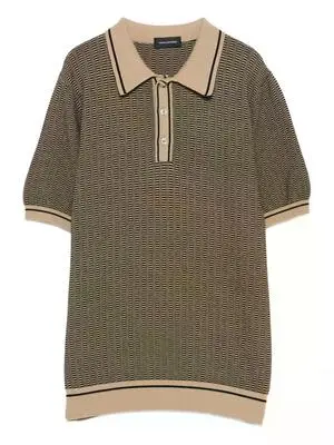 Tagliatore Patterned Polo Shirt