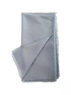 RIER Frayed Scarf - Blue
