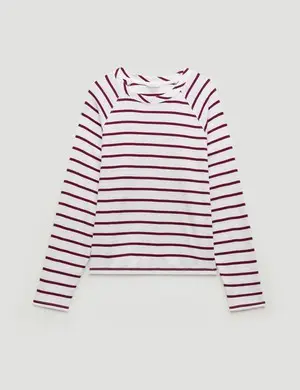 HUSH Matilda Raglan Stripe Top