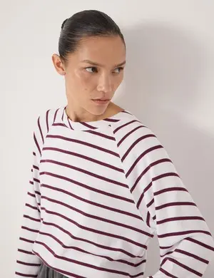 HUSH Matilda Raglan Stripe Top