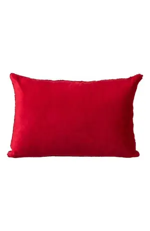 GLITZHOME 18"l Valentine's Hooked Love Pillow