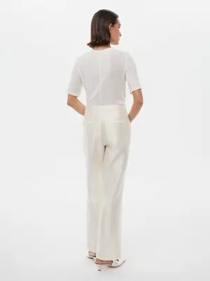 ALAS Bridal Tailored Silk-wool Pants