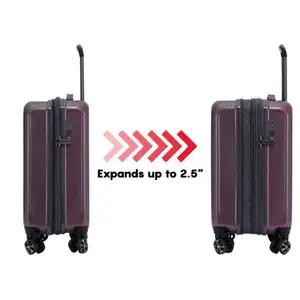 SPYDER Rails 20-inch Expandable Hardside Upright Suitcase - Burgundy