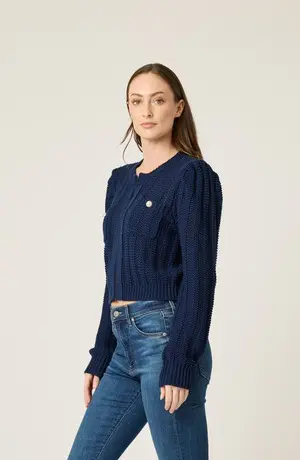 BTB LOS ANGELES Jade Cardigan - Navy