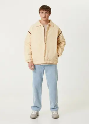PCFG Puffer Coat With Contrast Tape Detailing