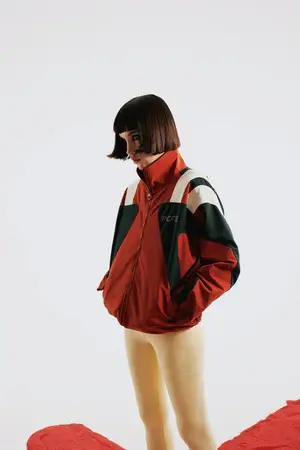 PCFG Oversized Boomerang Track Jacket - Red