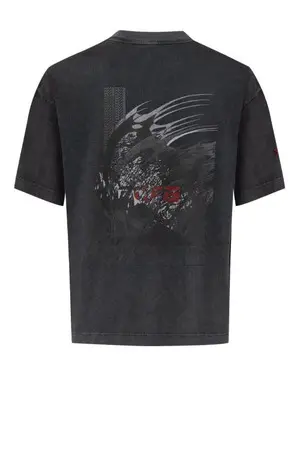 PCFG Cotton Your *itch Acid Washed Tshirt - Black