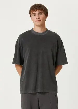 PCFG Cotton Your *itch Acid Washed Tshirt - Black