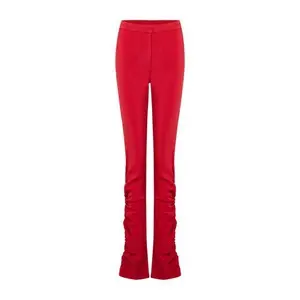 PCFG Wool Blend Draped Pant - Red