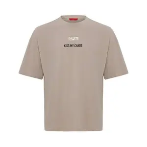 PCFG Pure Cotton Regular Fit Tshirt - Beige