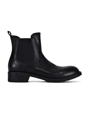 OLD TREND Heritage Genuine Leather Chelsea Boots - Black