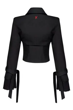 PCFG Corset Blazer Jacket With Tie Detail