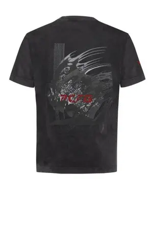 PCFG Pure Cotton Printed T-shirt - Black