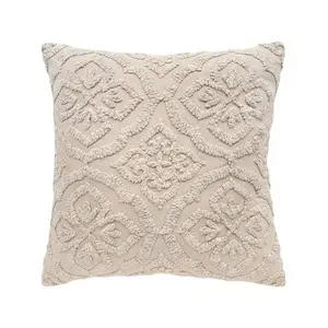 ELISABETH YORK Ninny Floral Tufted Throw Pillow Collection - Beige